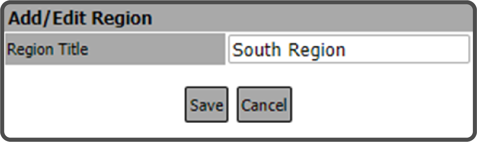 Add Region